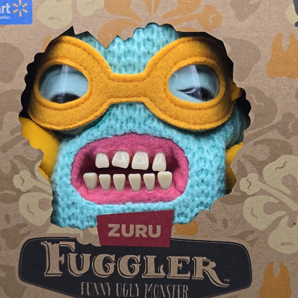 Fuggler | Toys | Zuru Fuggler Funny Ugly Monster Blue And Yellow | Poshmark